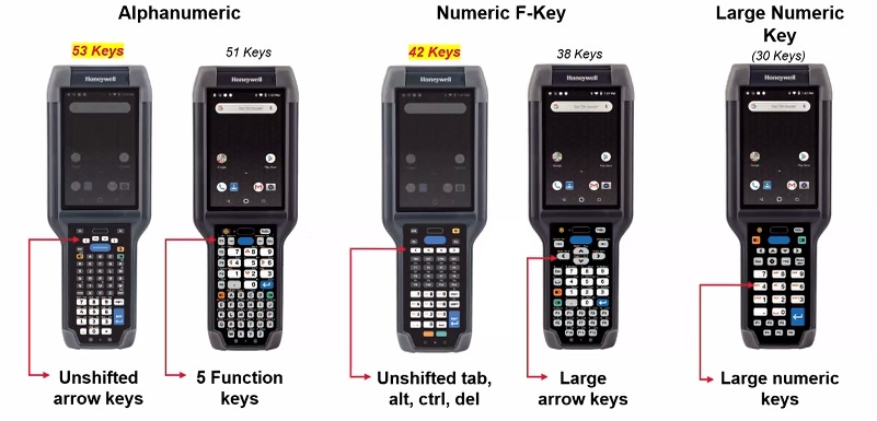 Honeywell CK67-X0N-58A1A1G - CK67 4", Qualcomm QCM4490, 8GB RAM ...